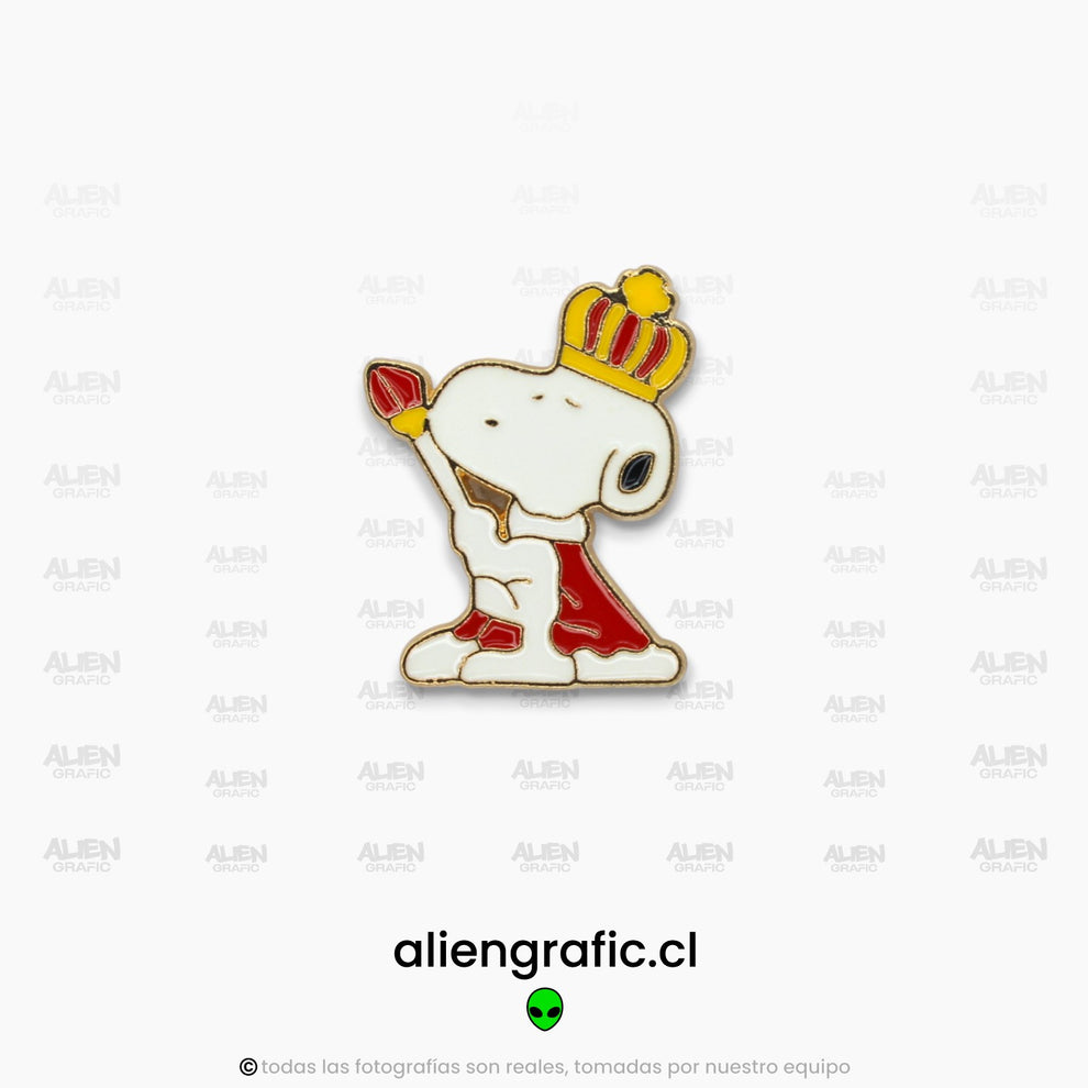 Pin Snoopy Rey – Aliengrafic